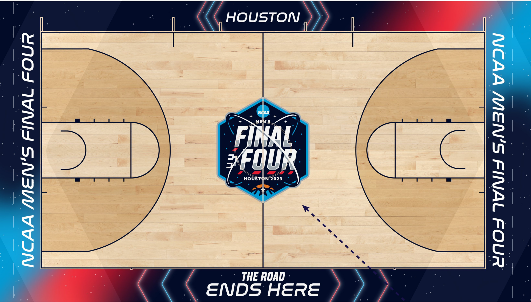 Here's the Final Four court. I hope Kentucky plays on it. - On3