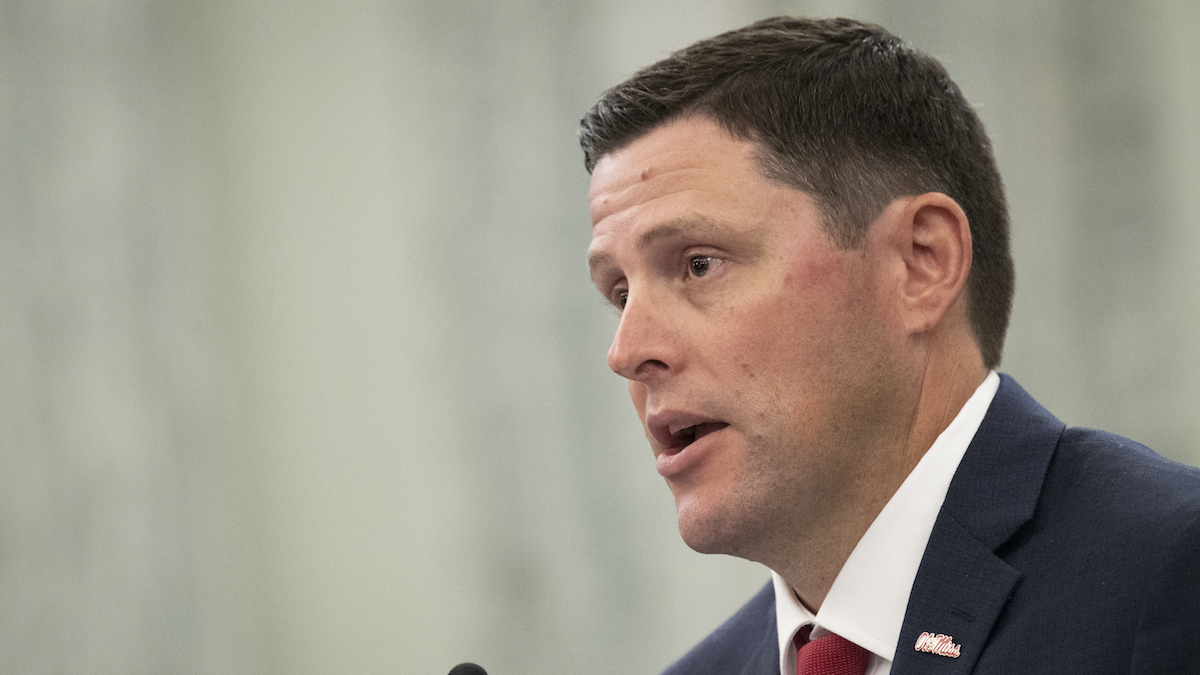 Ole Miss AD Keith Carter defends decision to hire Chris Beard