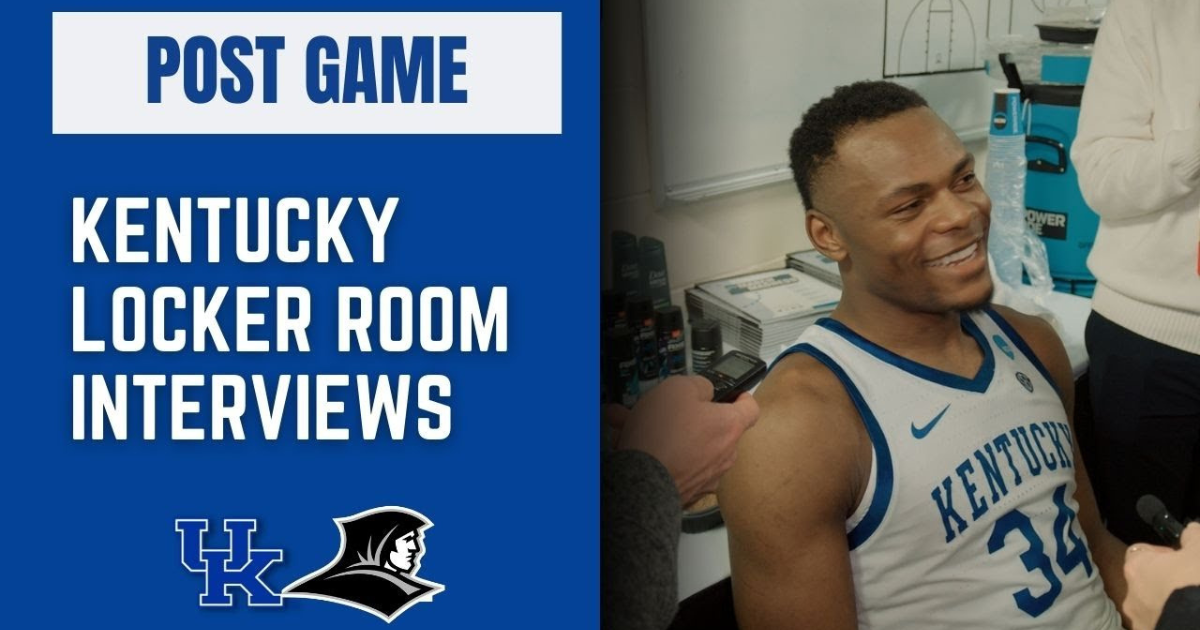 WATCH: Locker room interviews with Kentucky players