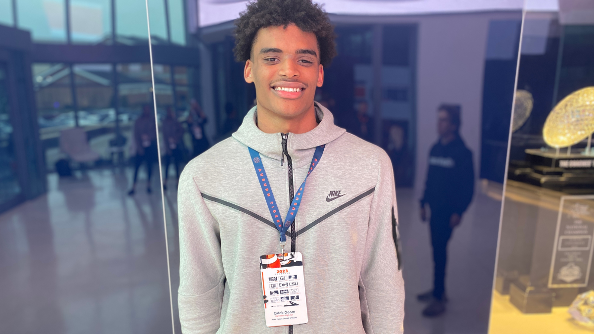 Caleb Odom, 4-star tight end, talks Tennessee visit