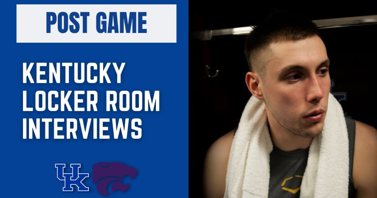 WATCH: Kentucky's locker room following loss to Kansas State - On3
