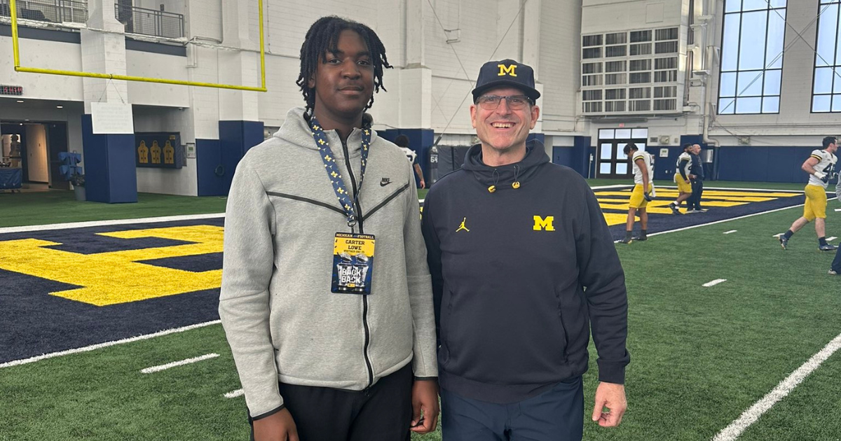 Michigan Recruiting: 2025 Ohio OT Carter Lowe makes return visit