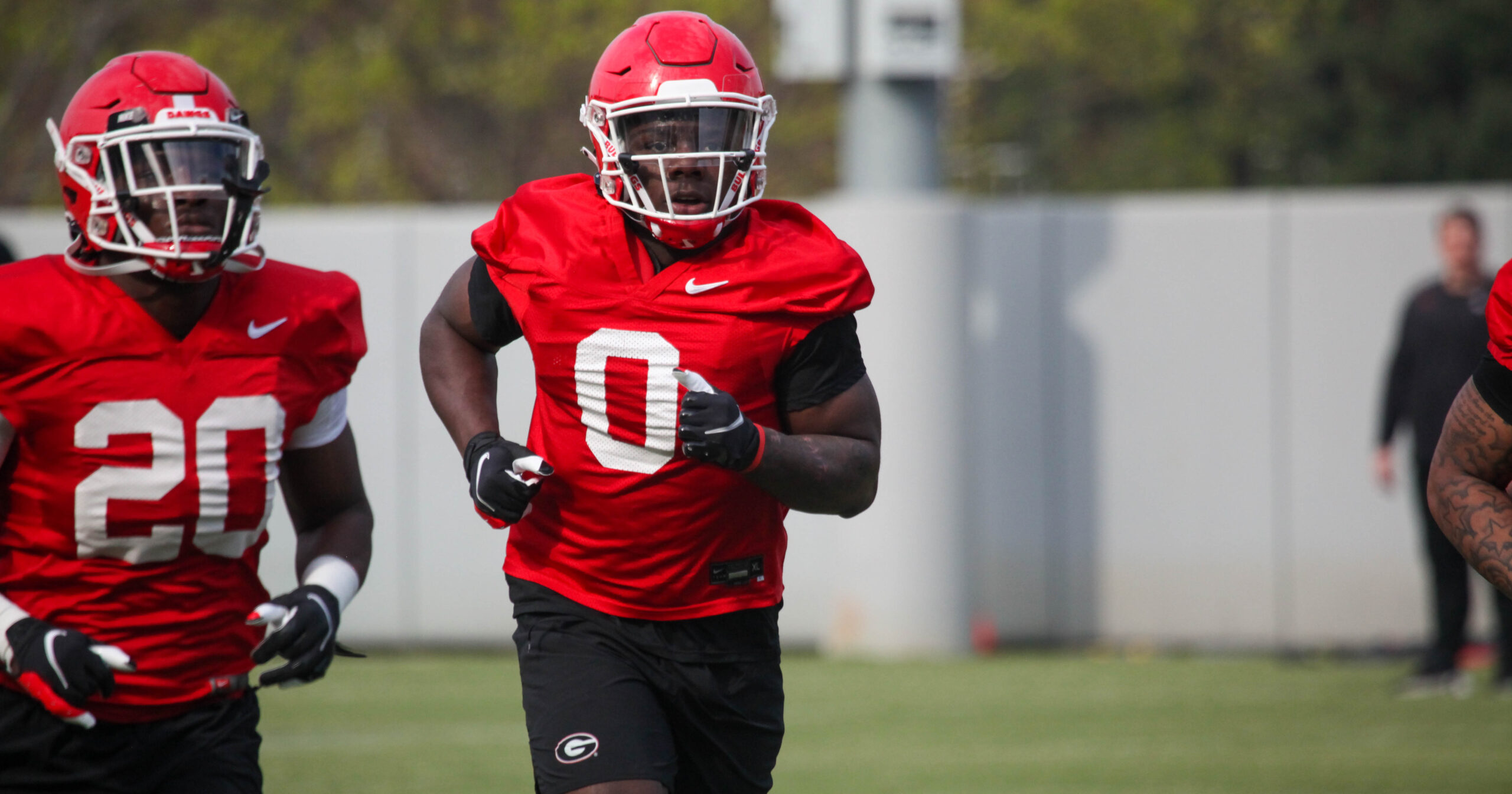 Roderick Robinson already exciting teammates in first spring