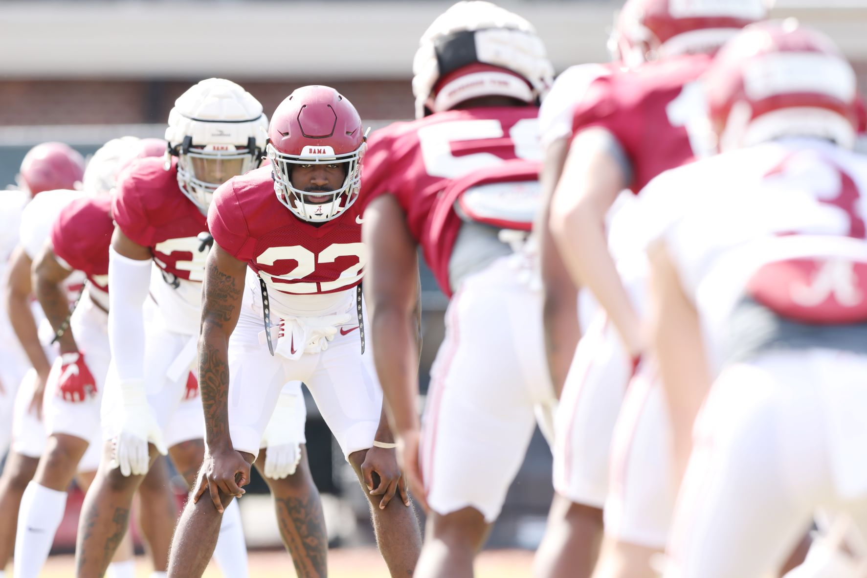 LOOK: Alabama football holds fourth practice of spring - On3