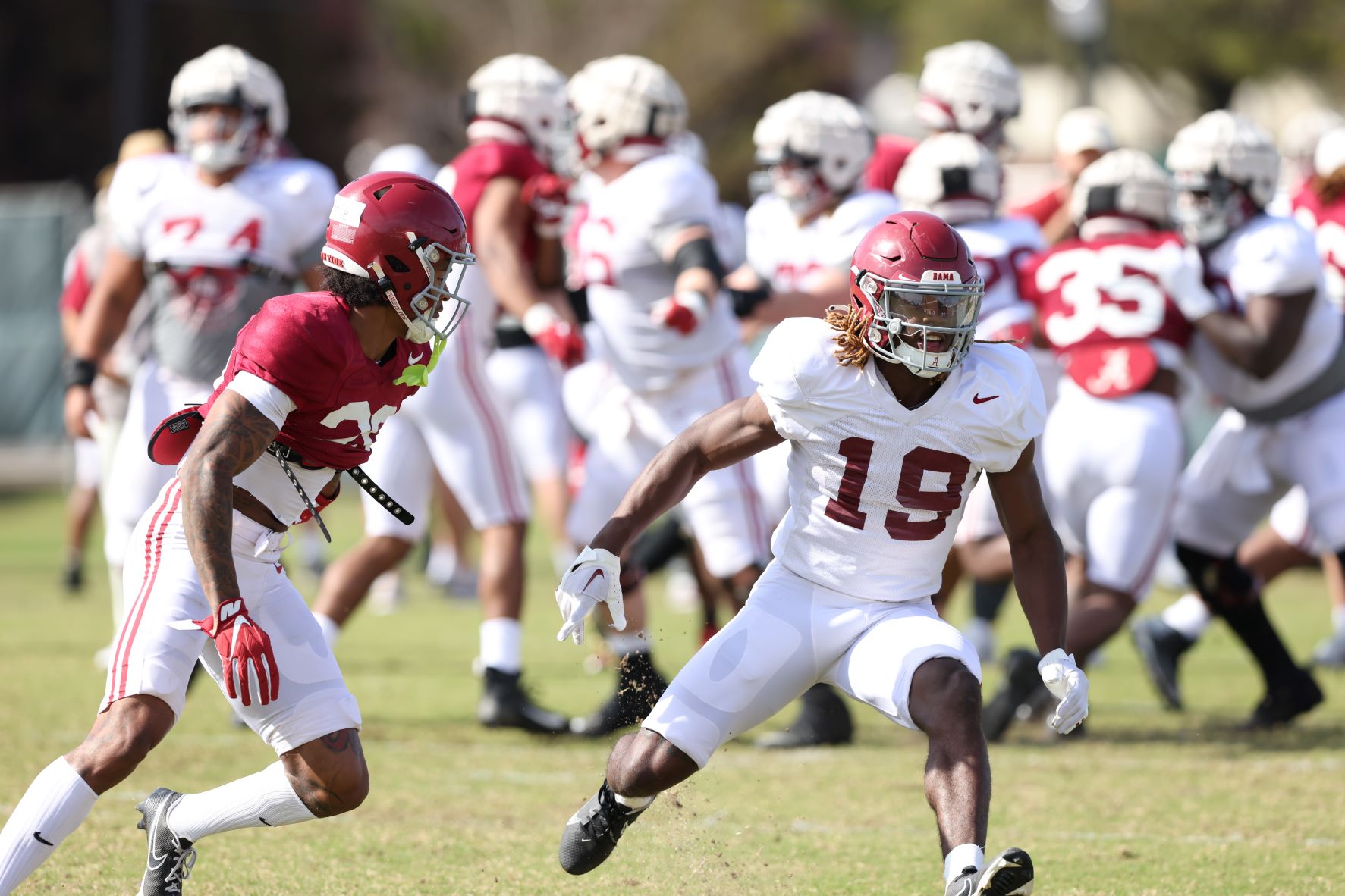LOOK: Alabama football holds fourth practice of spring - On3