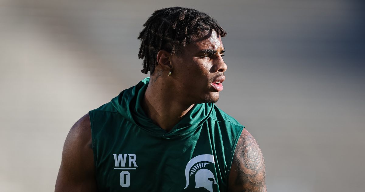 Michigan State's Keon Coleman emerging as leader in spring ball