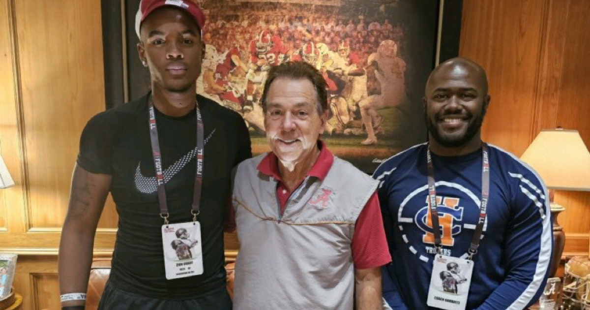 2025 in-state EDGE Zion Grady has another successful visit to Alabama - On3