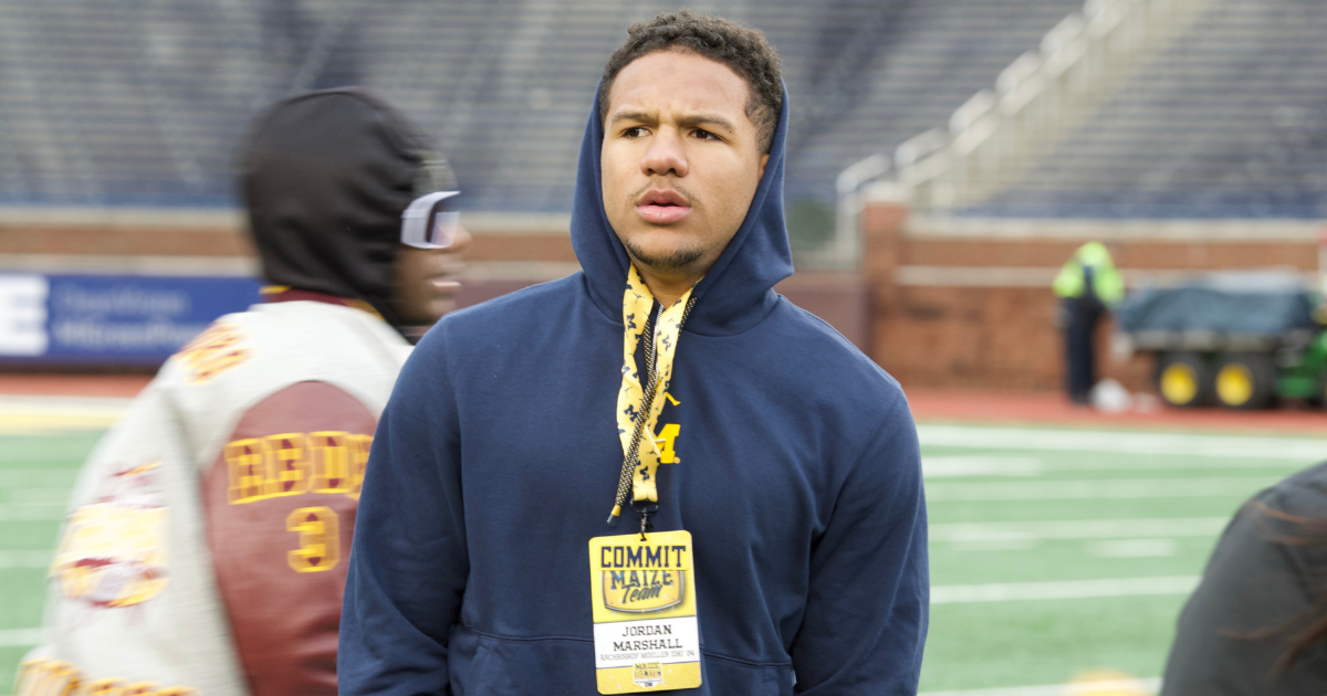 Michigan Recruiting: RB commit Jordan Marshall talks spring game