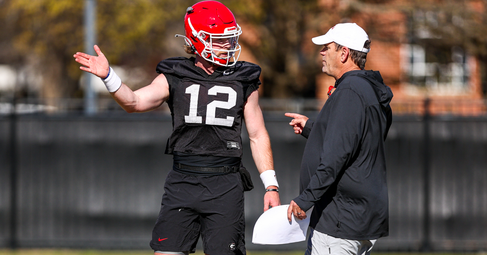 Mike Bobo bringing intensity to Georgia QB room