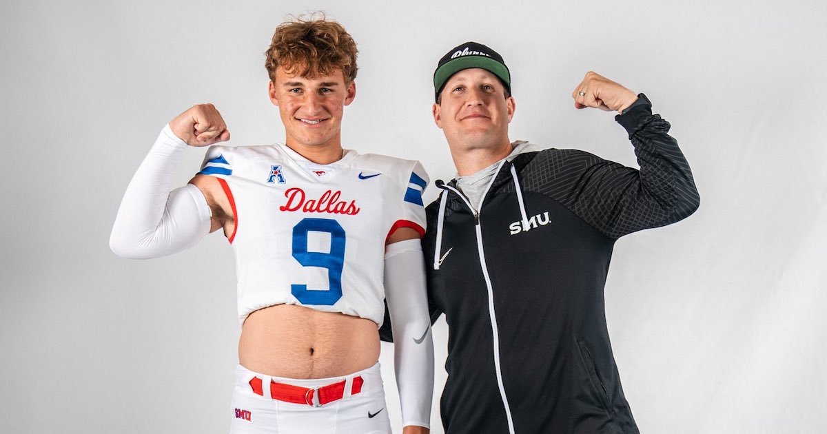 SMU QB commit Tyler Aronson recaps week-long visit - On3