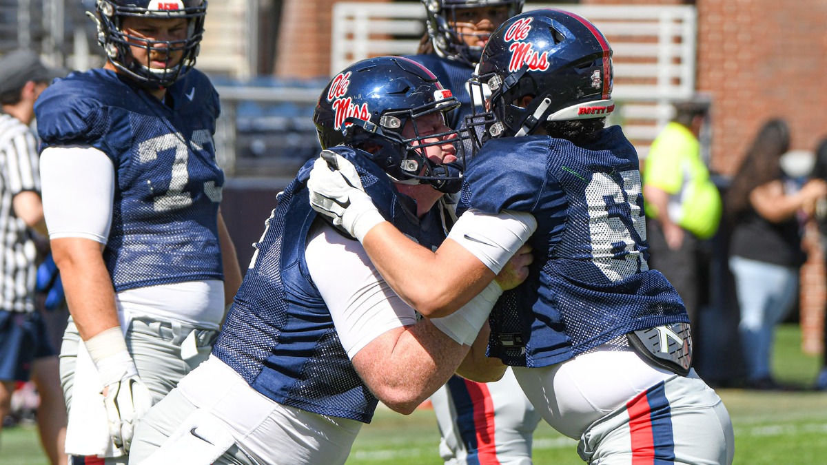 Warren providing veteran stability for injury-plagued Ole Miss OL
