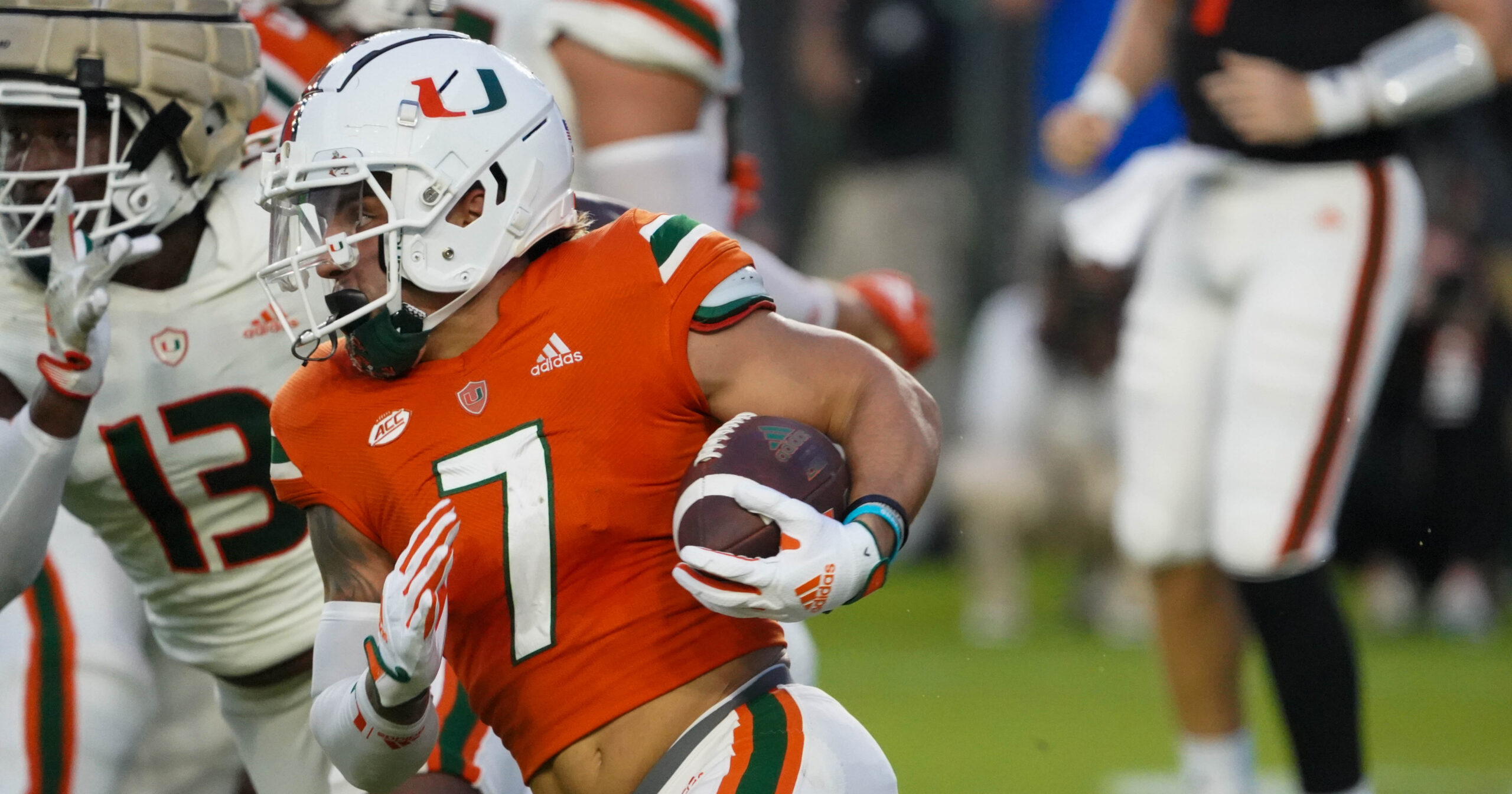 Miami WR Xavier Restrepo shares take after Wed. drills
