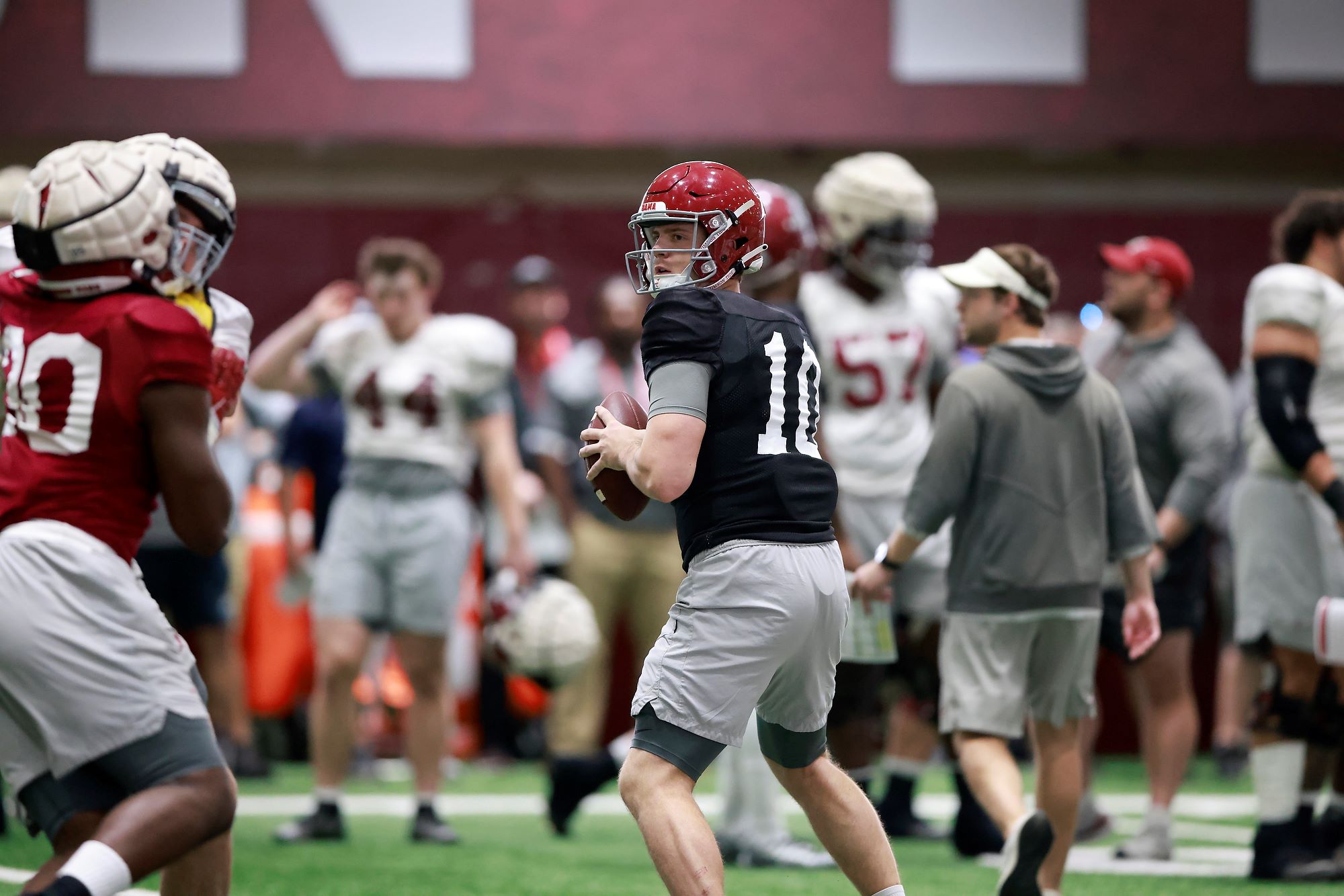 LOOK: Alabama holds final practice ahead of second spring scrimmage
