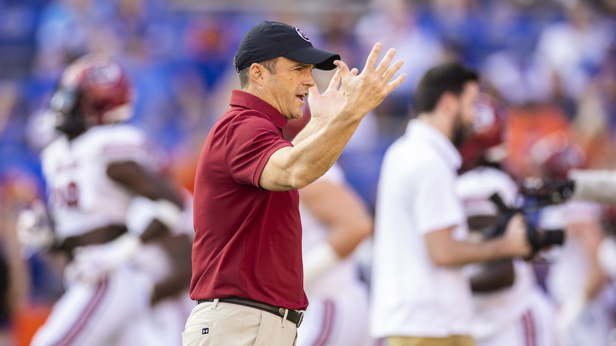 Shane Beamer discusses playing freshman quarterback LaNorris Sellers ...