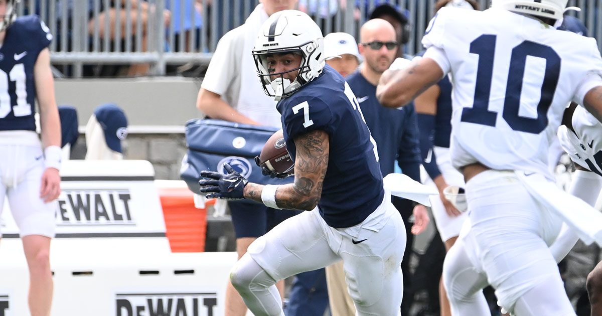 Penn State WR Kaden Saunders takes next step in Blue-White Game
