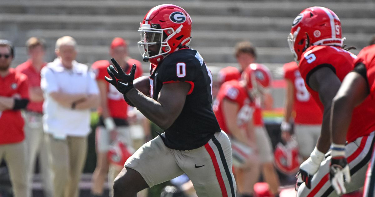 Georgia running back depth not a concern despite numbers on G-Day