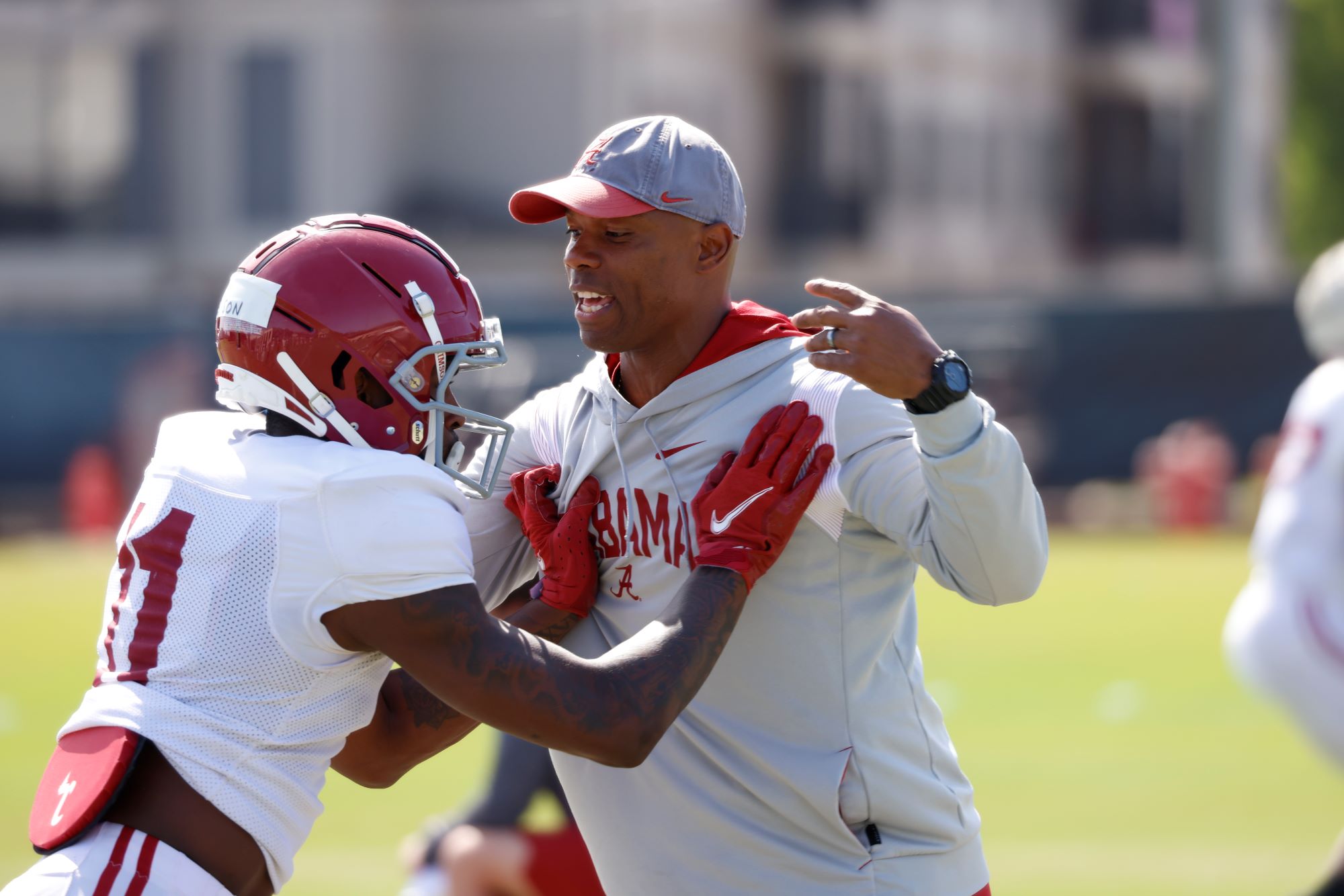 LOOK: Alabama takes the field for 13th practice of spring - On3