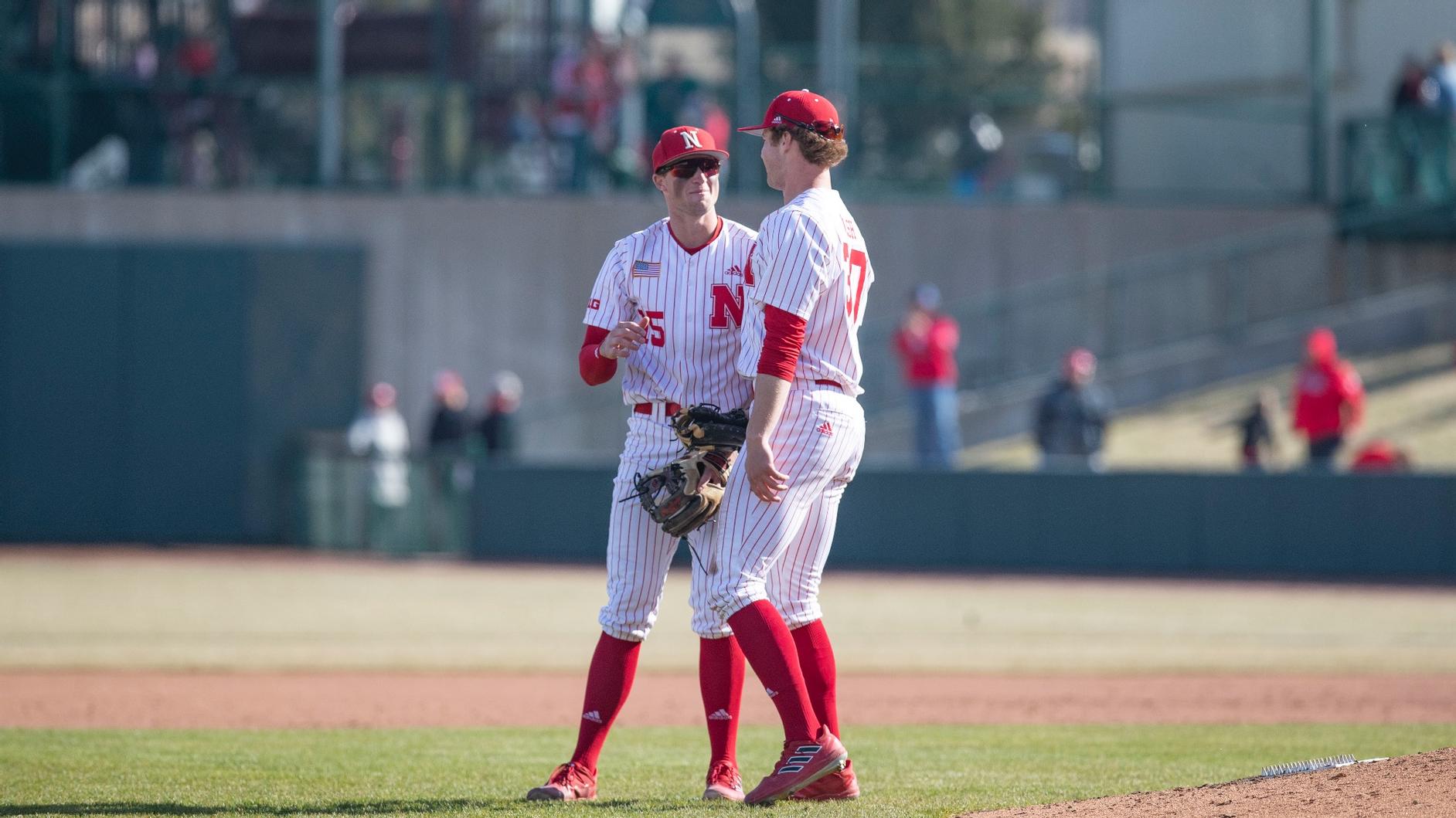 Nebraska baseball's matchup with Creighton suspended at 4-4
