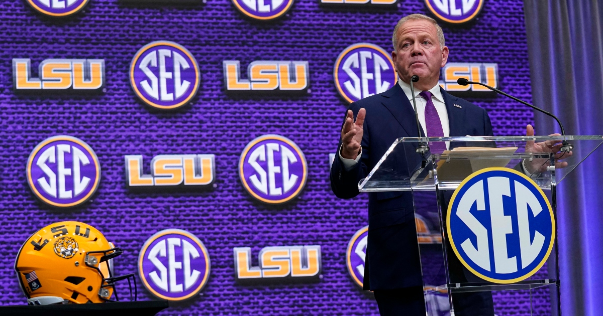 Brian Kelly shares what SEC Championship berth does for LSU recruiting ...
