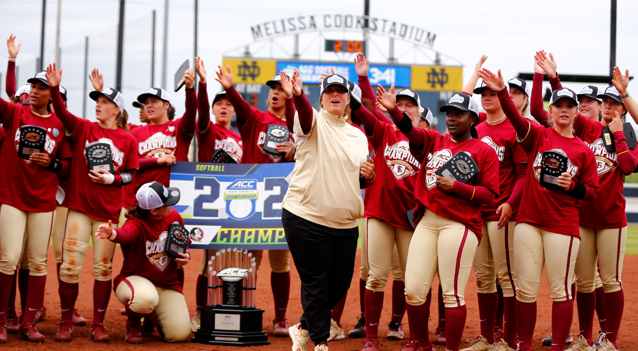Link Jarrett shows appreciation for FSU Softball, Lonni Alameda