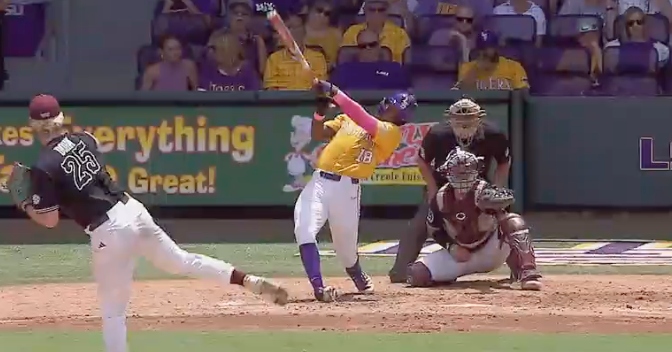 Tre Morgan crushes 411-foot home run for LSU