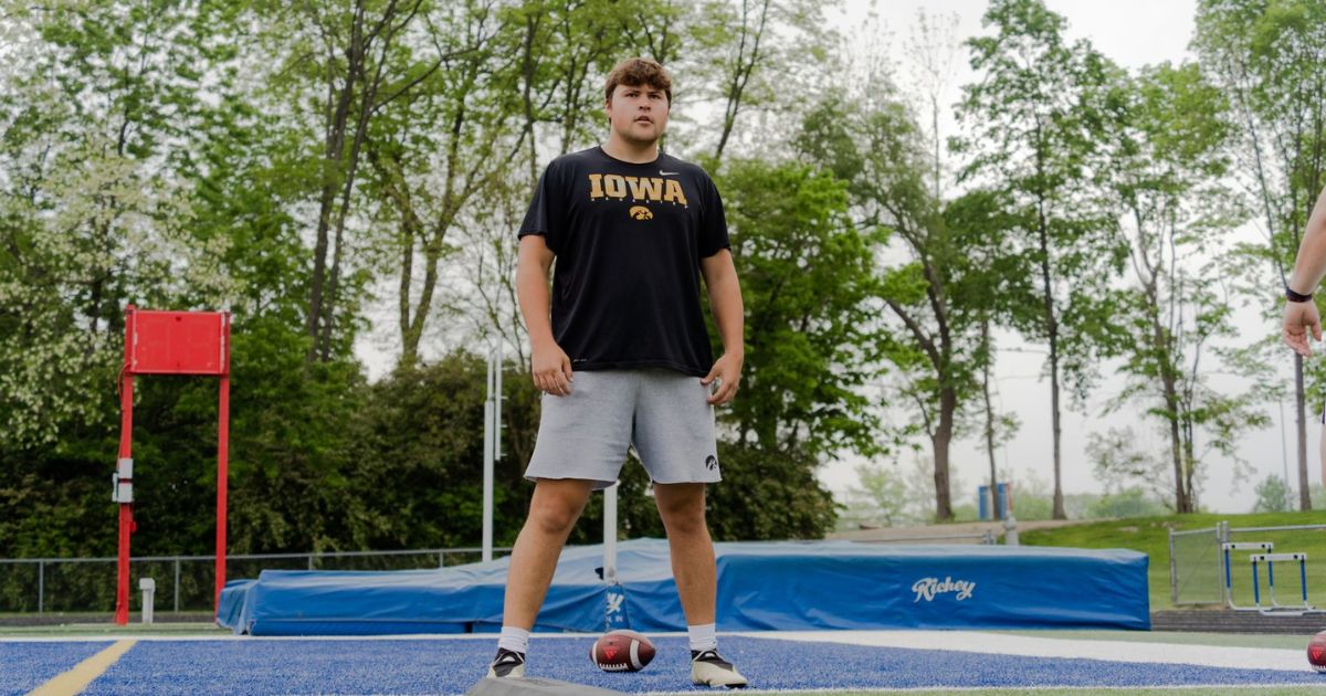 Ready to report: Trevor Lauck Iowa Hawkeyes