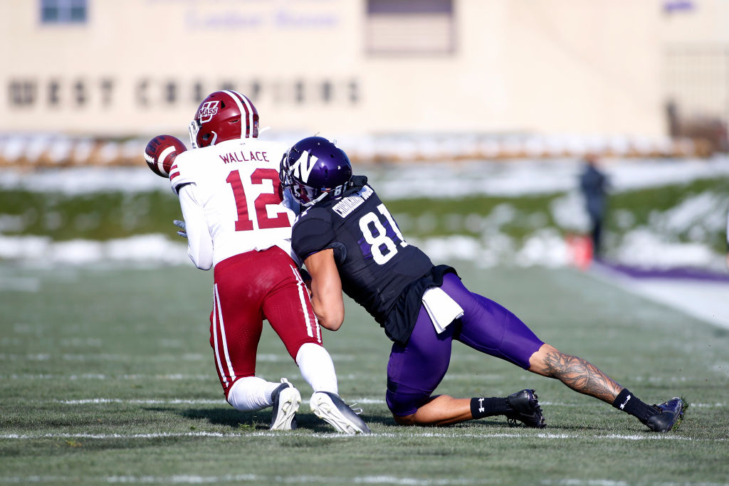 UMass cornerback Josh Wallace has entered the portal