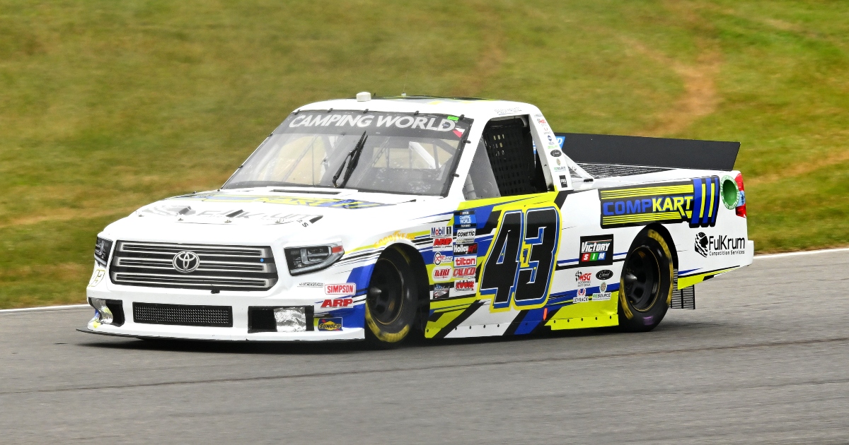 NASCAR Truck Series driver Stephen Mallozzi sold his car to race in ...