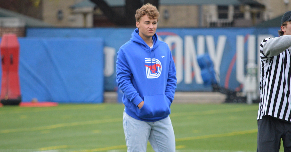 WATCH: SMU commit Tyler Aronson spring game highlights - On3