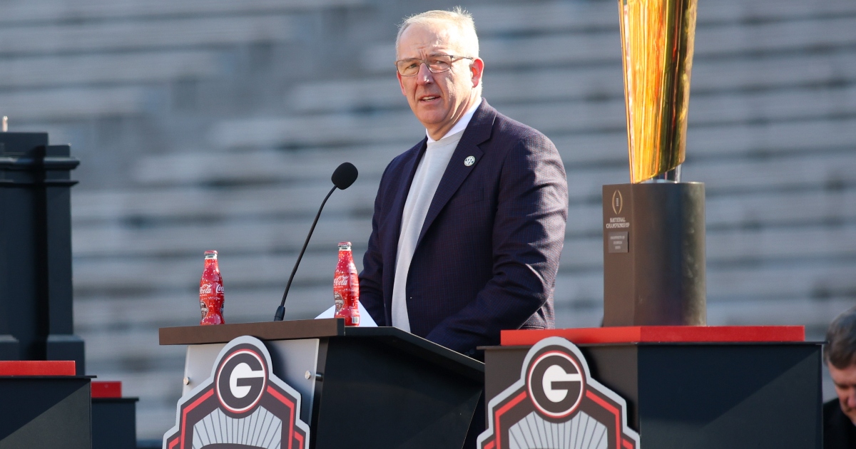 Greg Sankey brags about Georgia's championship win while defending SEC ...