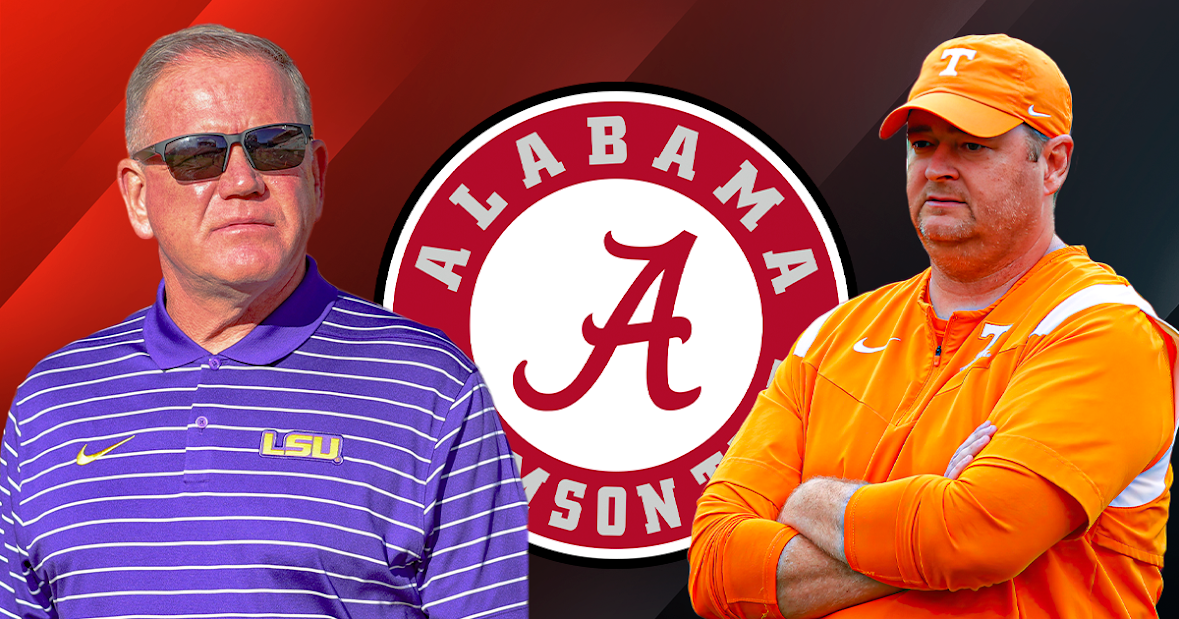 ‘We want Bama:’ Brian Kelly and Josh Heupel embrace annual challenge ...
