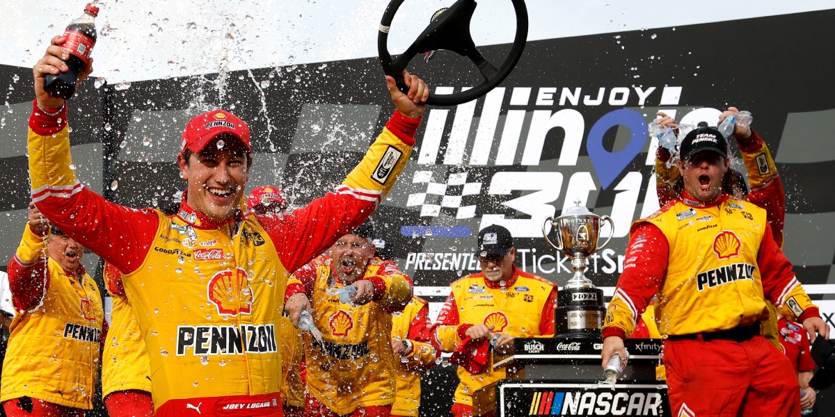 Joey Logano and Kyle Busch relive Gateway's chaotic Cup Series debut - On3
