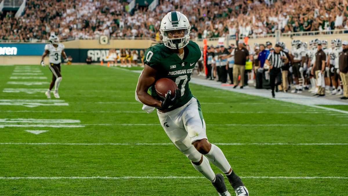 Keon Coleman confident in ability to emerge in talented wide receiver room