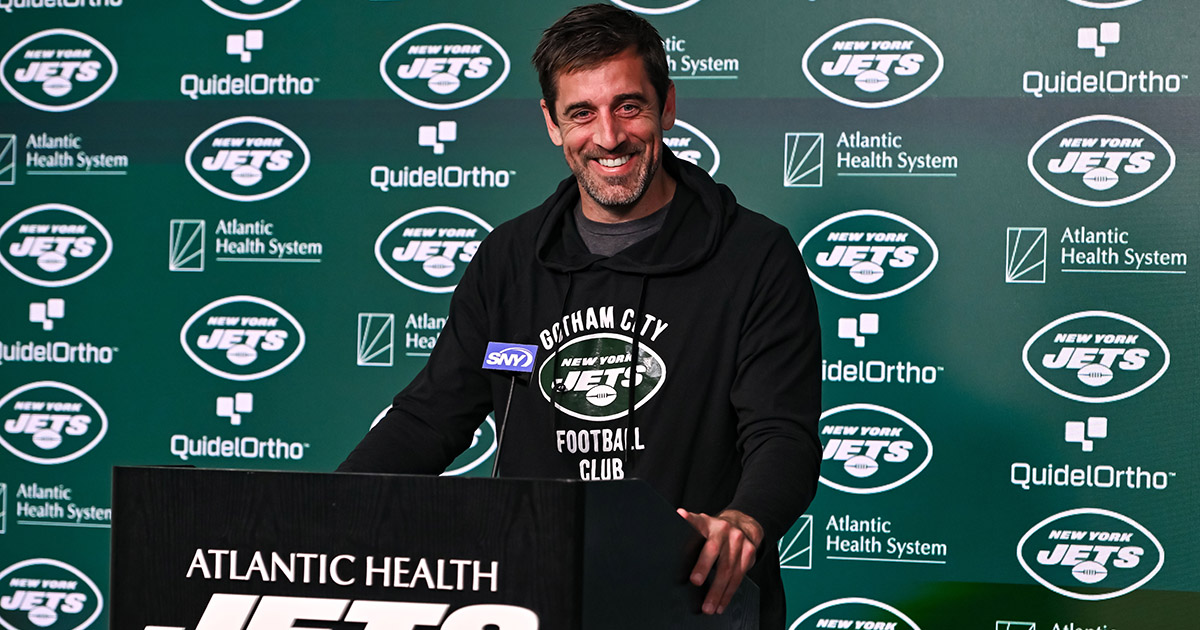 Aaron Rodgers having the most fun he's had 'in a while' with New York ...