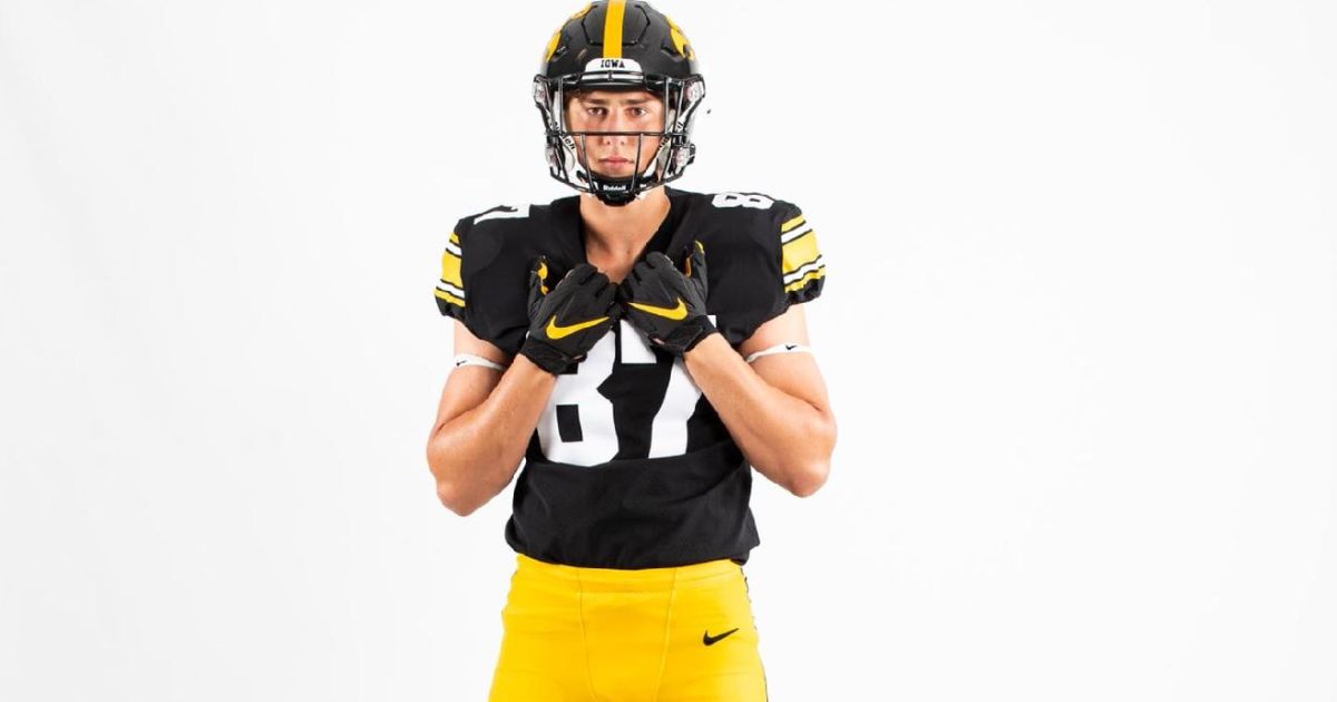 TE Michael Burt discusses Iowa official visit