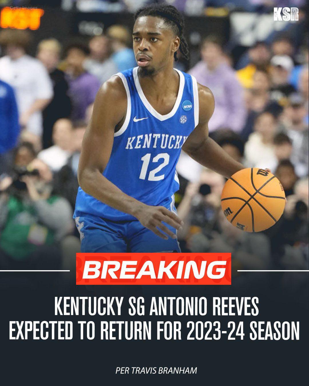 Antonio Reeves back on campus, expected to return to Kentucky - On3