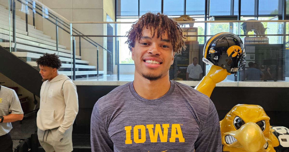 Anderson enjoying first Iowa summer