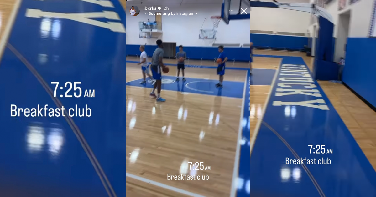 Breakfast Club is back at Kentucky Basketball's practice facility - On3