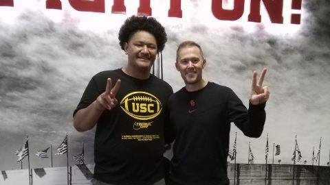 USC offers 6'7, 330 pound OL Tommy Tofi following prospect camp