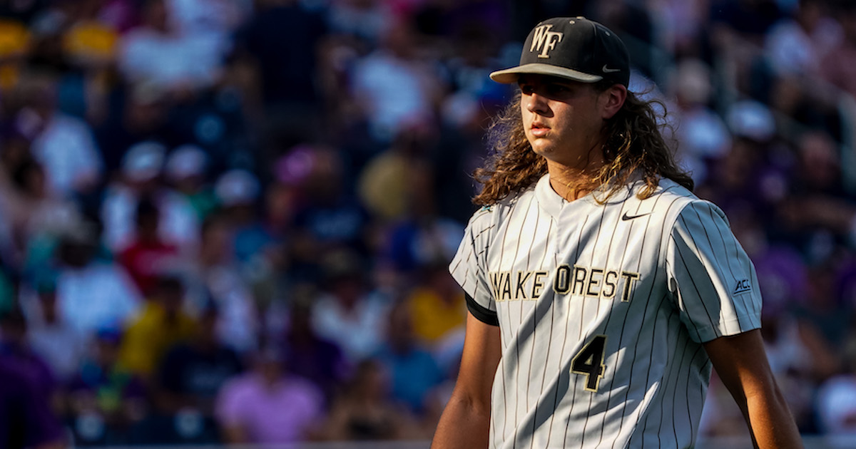 Tom Walter calls Rhett Lowder the 'epitome' of college baseball players ...