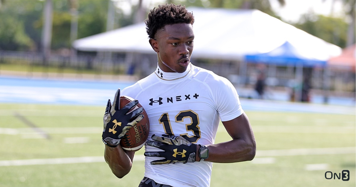 Jaime Ffrench, 2025 top-15 WR, commits to Alabama - On3