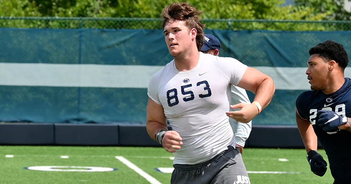 Watch Penn State commit Caleb Brewer at Penn State White Out camp - On3