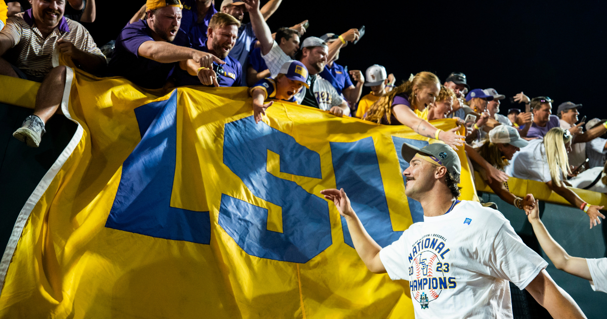 Final tally, record-shattering total from LSU released for 2023 CWS ...
