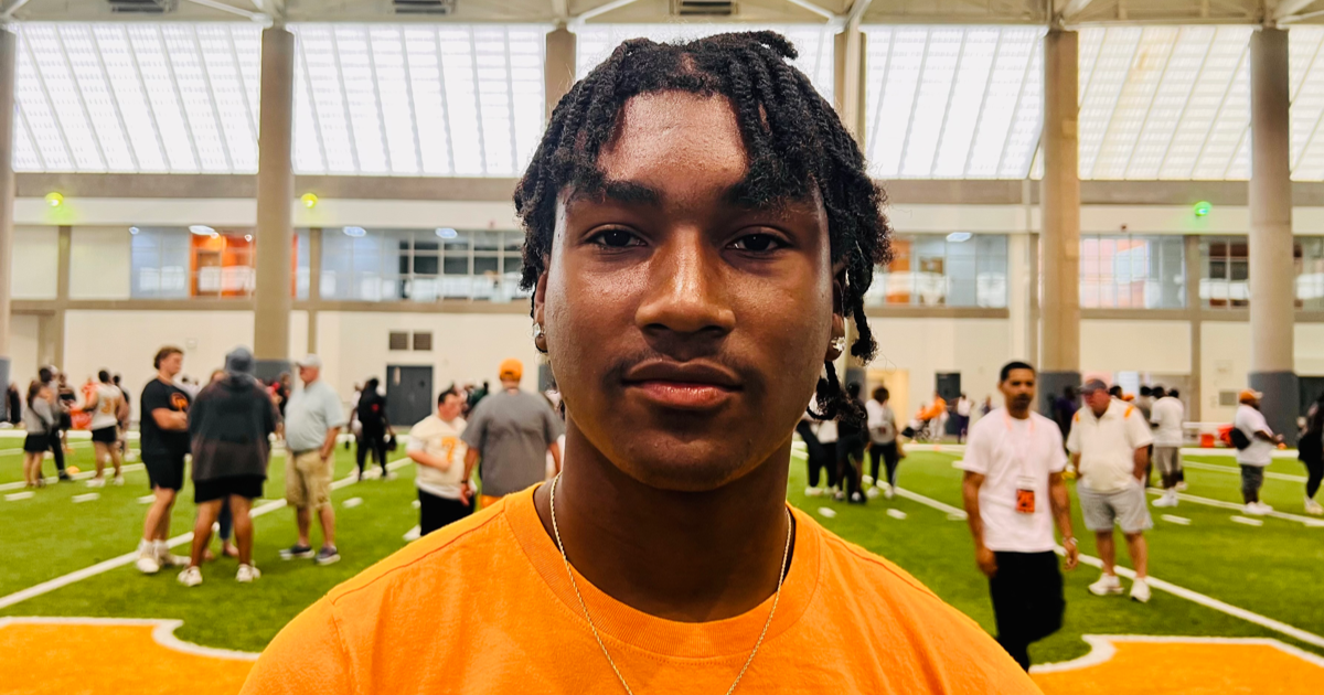 Shavar Young enjoys latest time spent with Tennessee staff