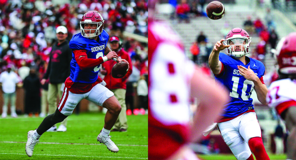 Brent Venables discusses benefits of quarterback depth with Dillon ...