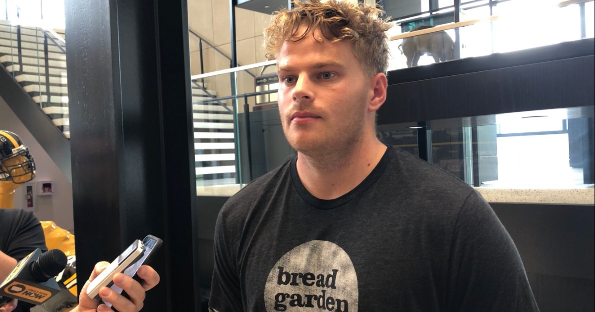 Tory Taylor continuing to refine his punting skill