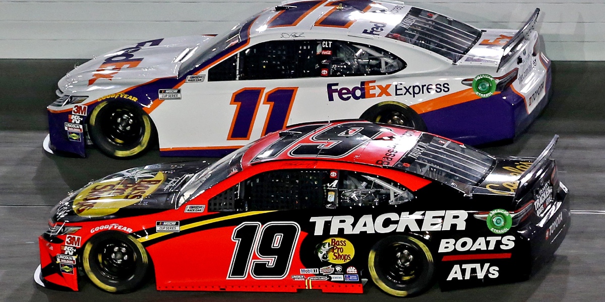 Kyle Petty reacts to Denny Hamlin, Martin Truex Jr. both getting caught ...