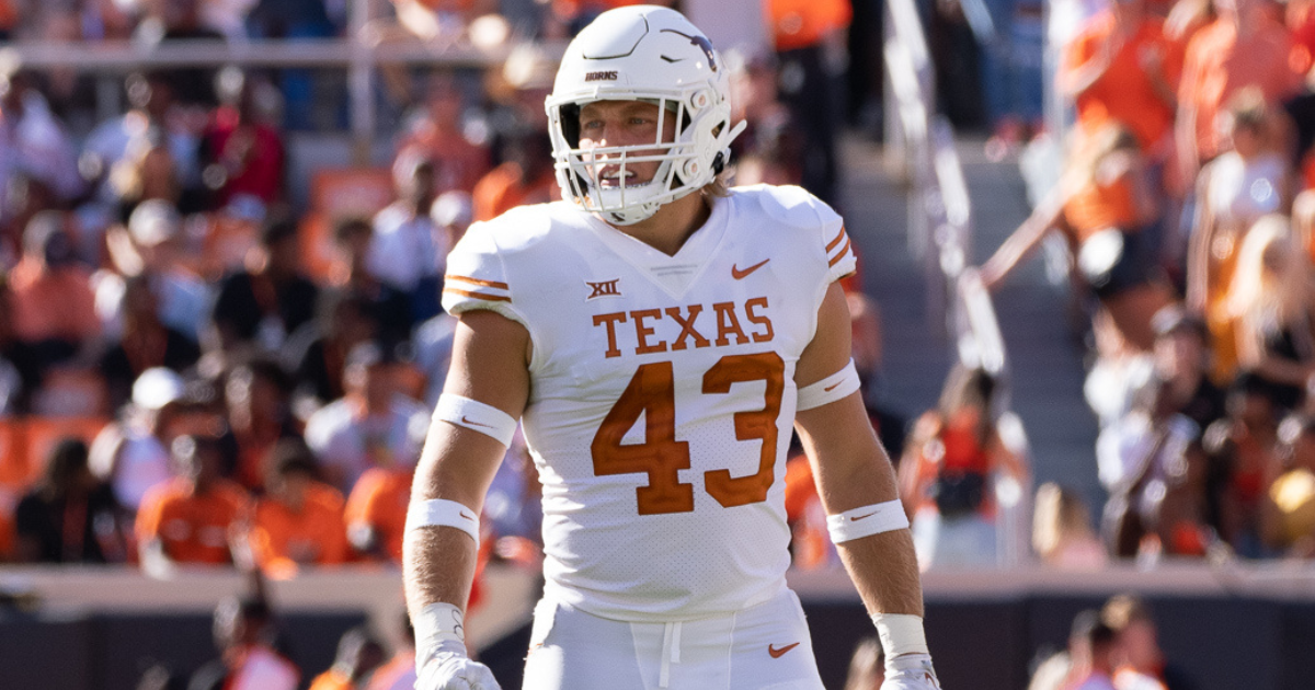 43 days until Texas Football: Jett Bush sets the floor at the ...