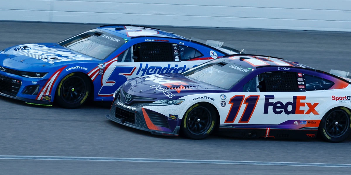 Denny Hamlin says Kyle Larson didn't have many contenders in win at Las Vegas