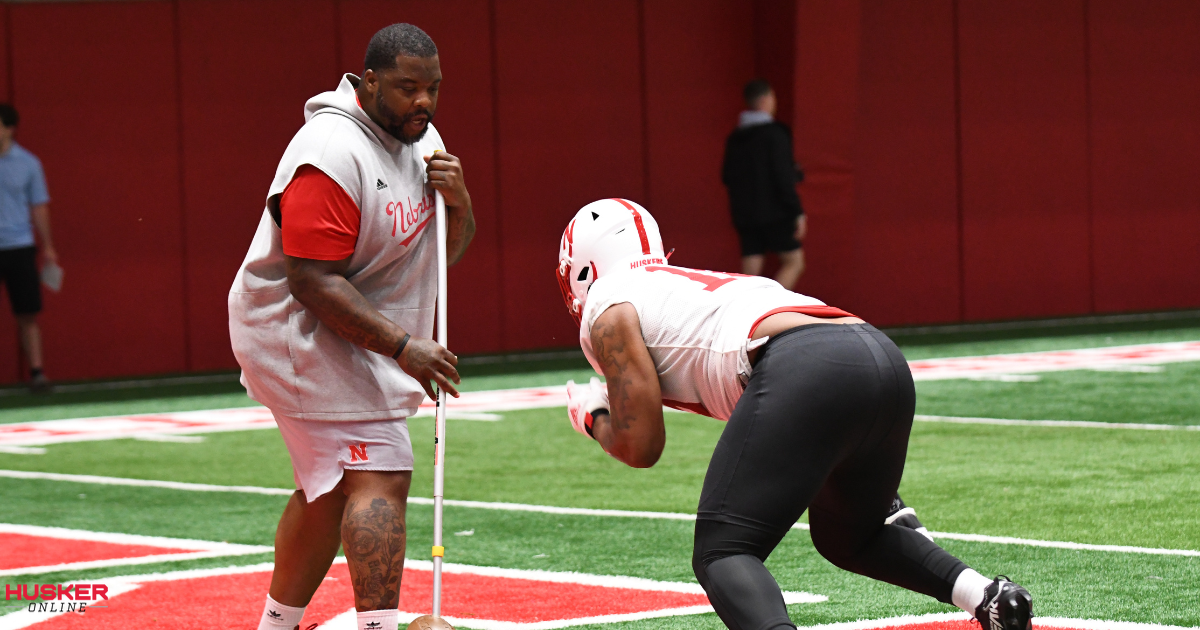 Nebraska coach Terrance Knighton discusses Ty Robinson's return